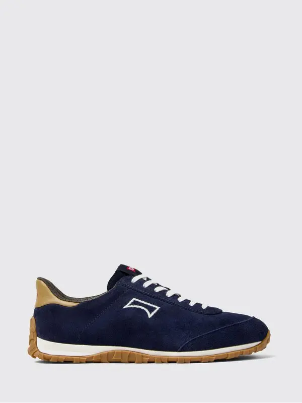 Camper Drift Walk Suede Lace-up Sneakers - Blue