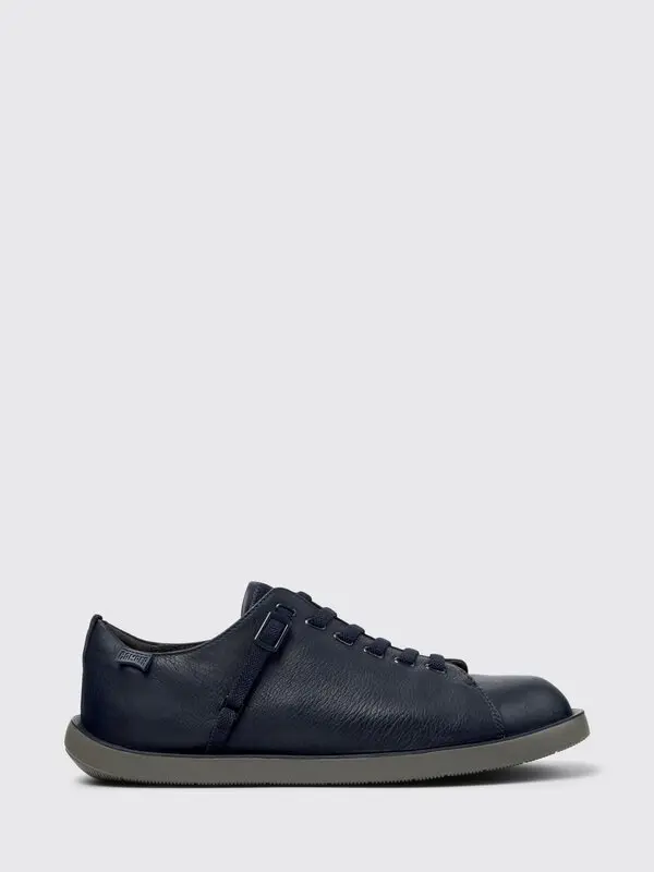 Camper Wagon Leather Slip-on Sneakers - Blue
