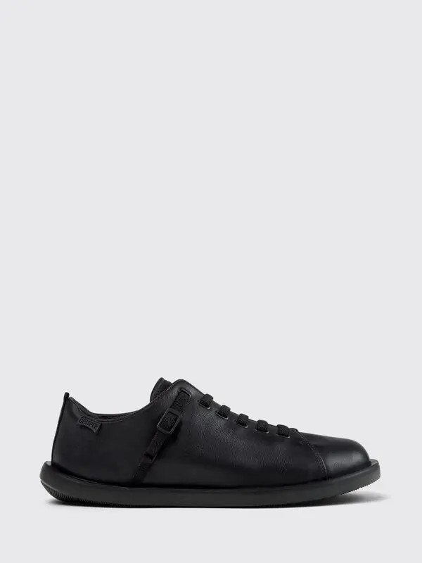 Camper Wagon Calfskin Sneakers - Black