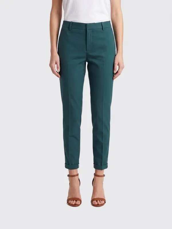 Dolce & Gabbana Viscose Blend Tailored Trousers - Green