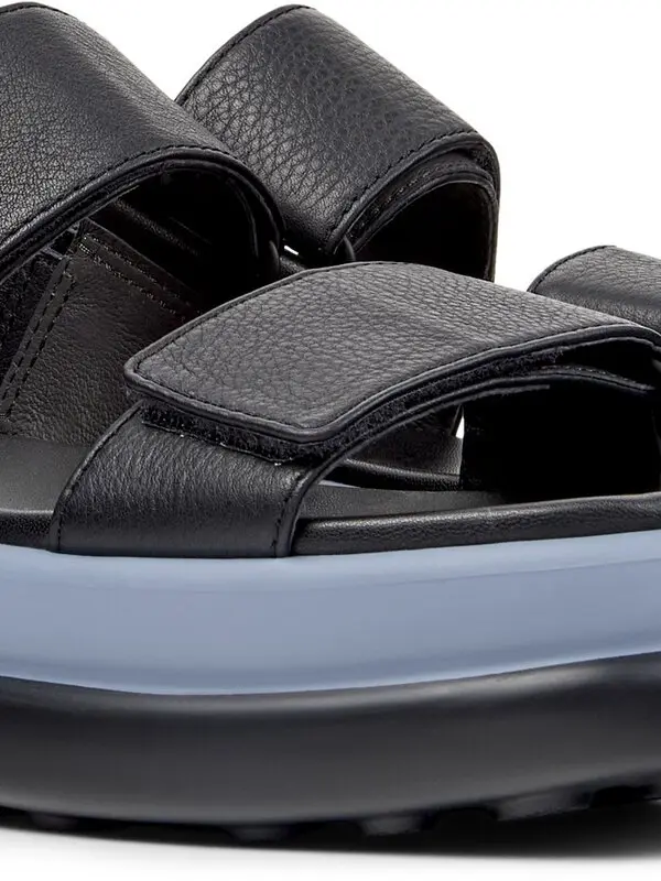 Camper Pelotas Flota Up Grained Leather Sandals