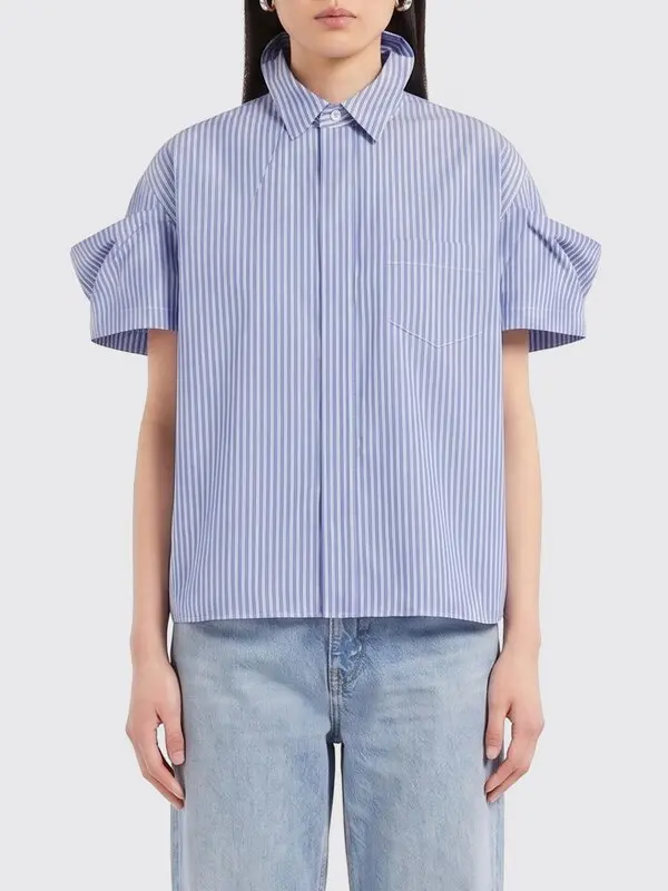 Sacai Collared Shirt - Blue