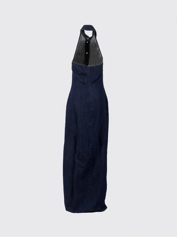 7 For All Mankind Cotton And Linen Blend Maxi Dress