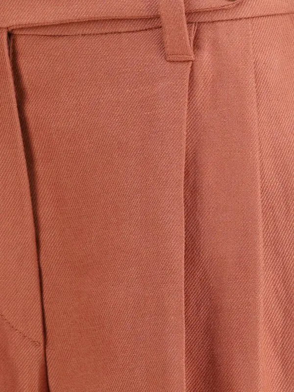 Brunello Cucinelli Pure Linen Bermuda Shorts - Orange
