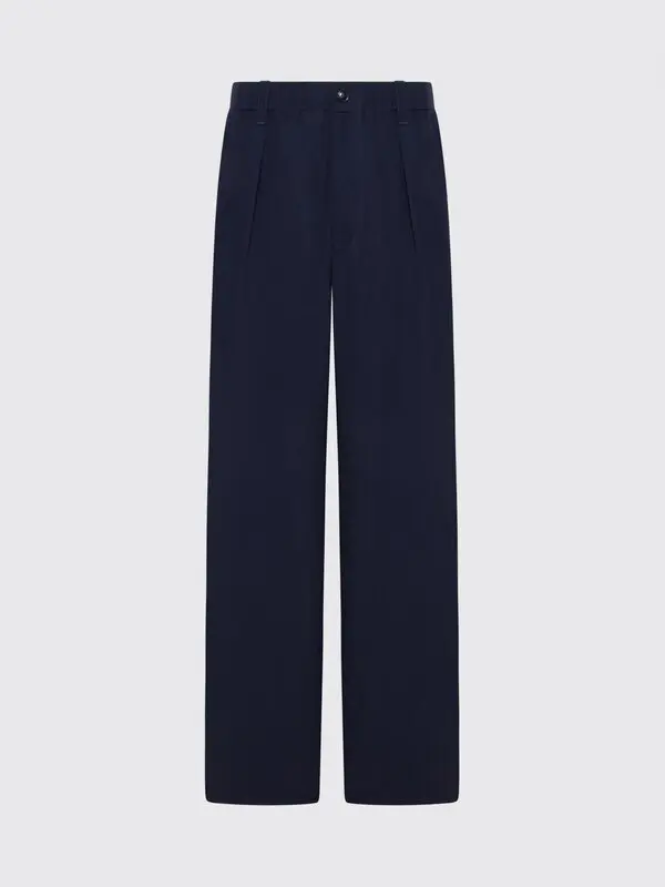 Giorgio Armani Wide Leg Linen Blend Trousers