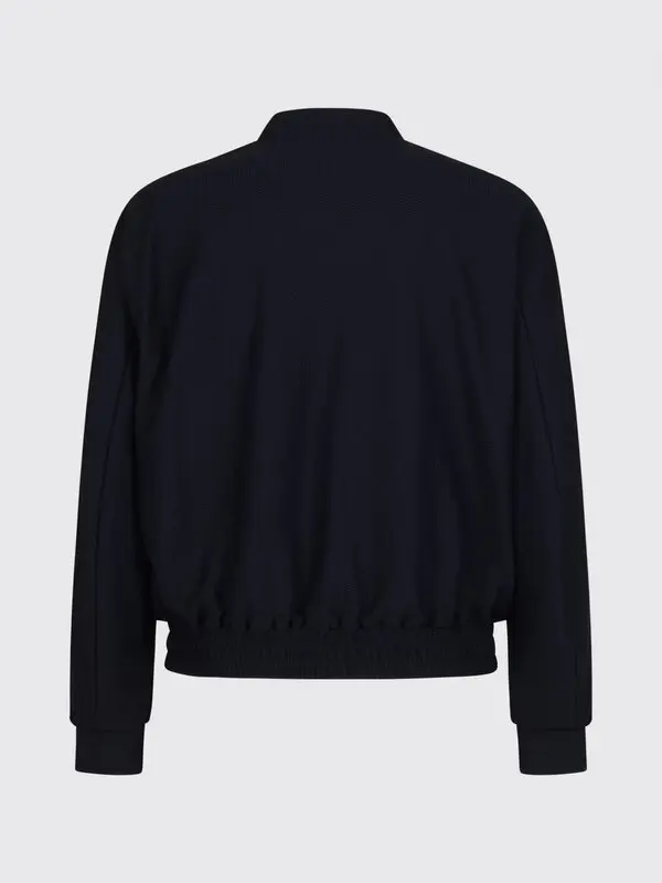 Giorgio Armani Technical Fabric Bomber Jacket - Black