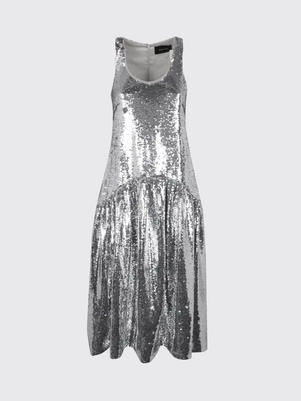 Simone Rocha Sequin Midi Dress - Silver