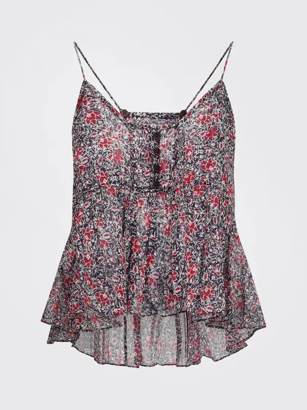 Isabel Marant Étoile Floral Print Peplum Top