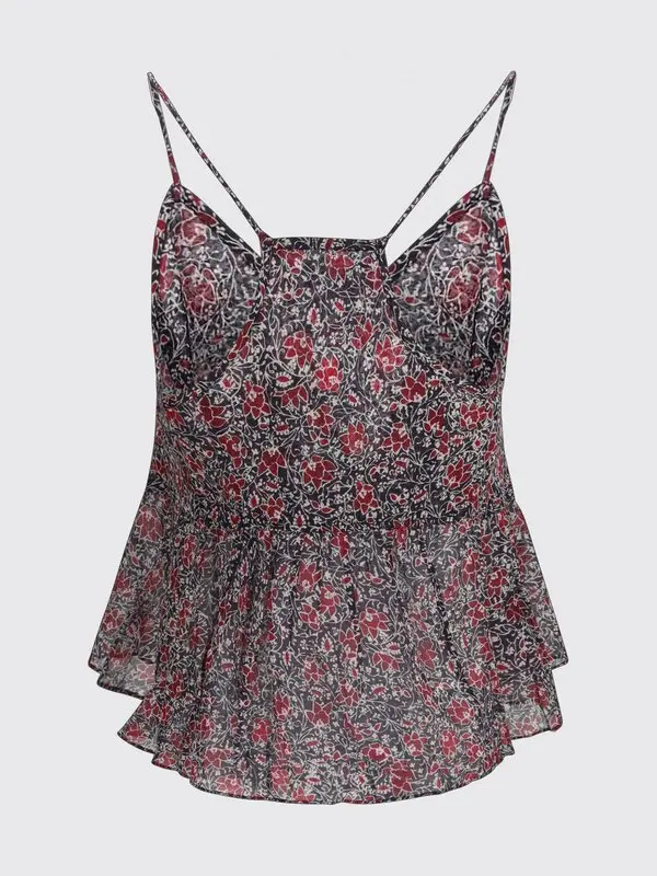 Isabel Marant Étoile Floral Print Peplum Top