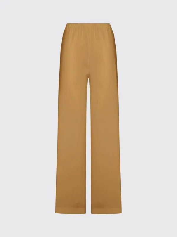 Max Mara Palazzo Linen Blend Trousers - Sand