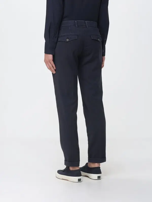 MYTHS Tailored Pleated Trousers - Blue