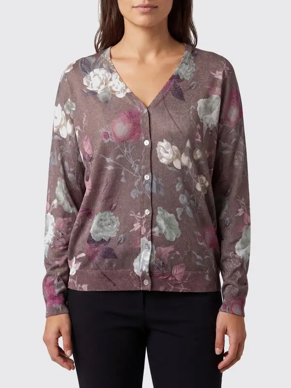 IN BED WITH YOU Floral Print Pullover - Brown