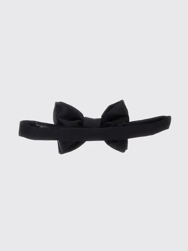 TOM FORD Elegant Satin Bow Tie - Black