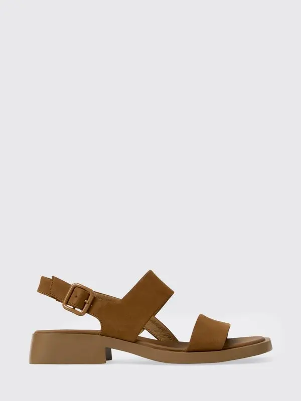 Camper Heeled Sandal - Brown