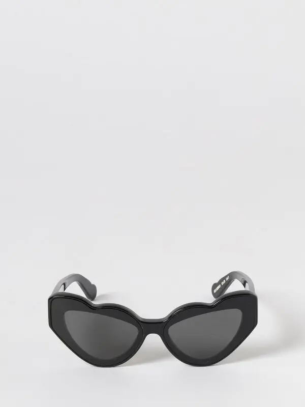 Fiorucci Heart-shaped Cat Eye Sunglasses - Black