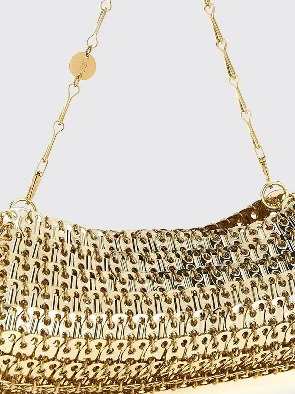 Rabanne 1969 Brass Mesh Bag - Gold