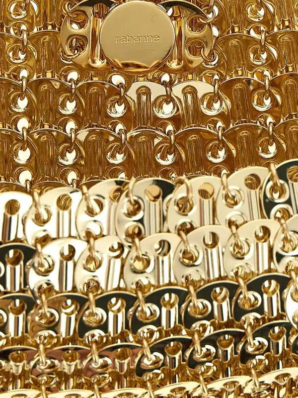 Rabanne 1969 Brass Mesh Bag - Gold