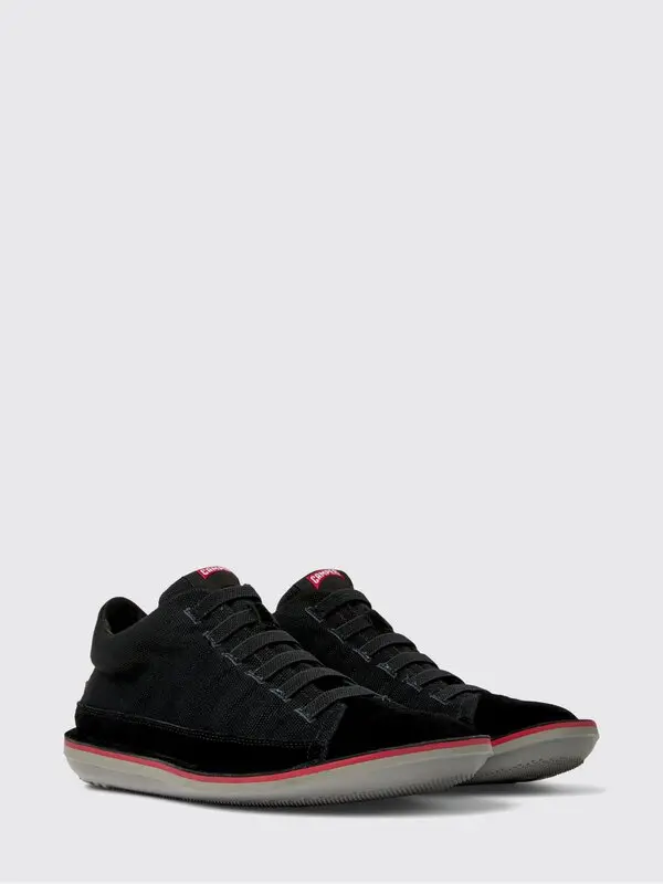 Camper Beetle Recycled Cotton Ankle Boots - Black