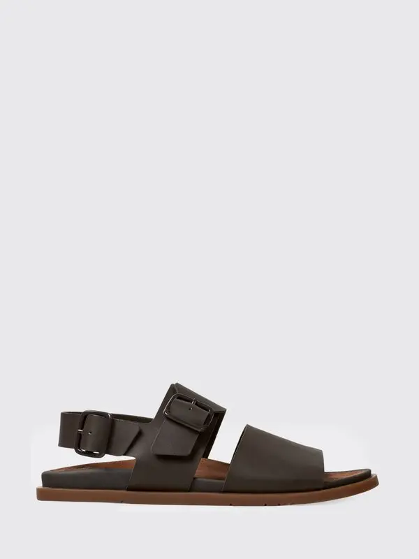 Camper Lluc Leather Slingback Sandals - Brown