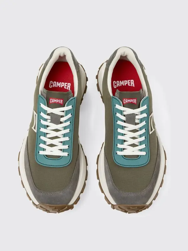 Camper Drift Trail Sneakers In Recycled Fabric And Suede - Multicolor
