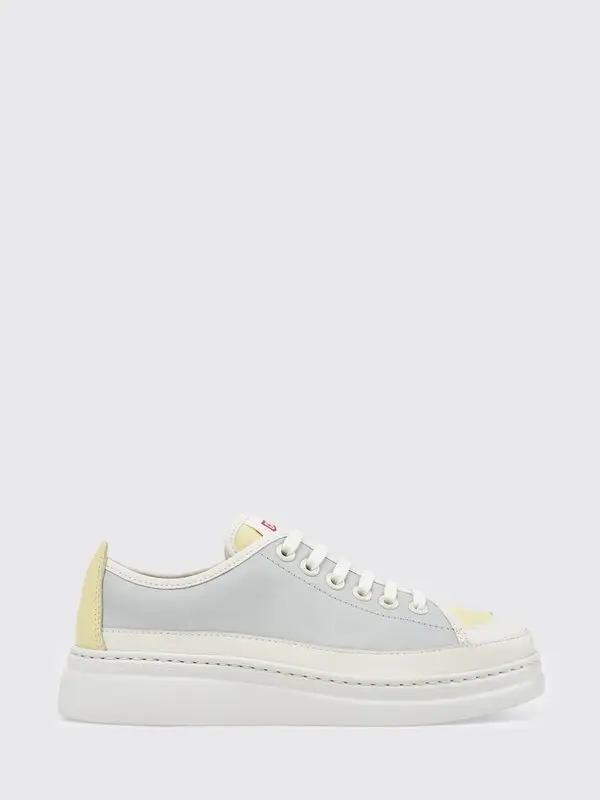 Camper Twins Calfskin Sneakers With Abstract Pattern - Multicolor