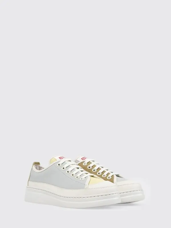 Camper Twins Calfskin Sneakers With Abstract Pattern