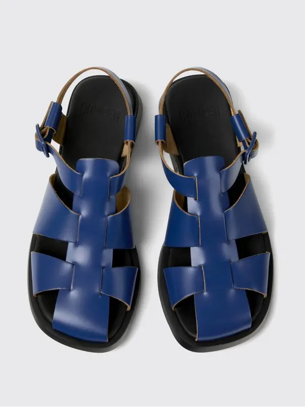 Camper Dana Calfskin Slingback Sandals