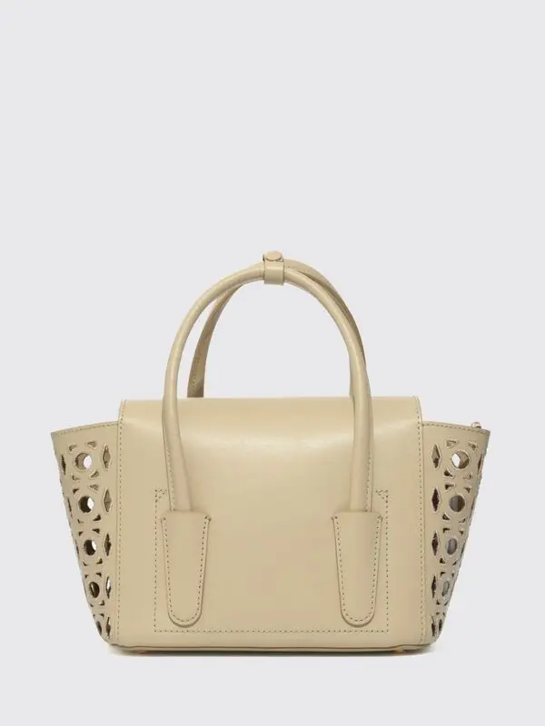COCCINELLE Beat Double Leather Bag With Perforated Details