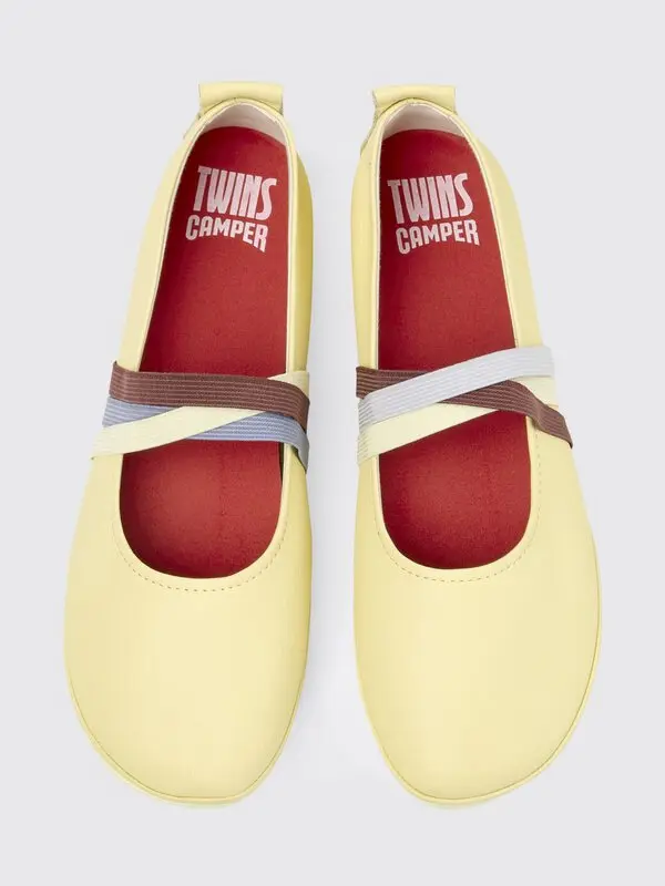 Camper Twins Leather Ballerinas