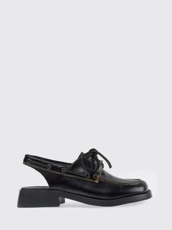 Camper Leather Slingback Loafers