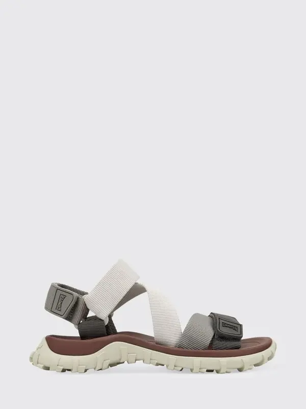 Camper Heeled Sandal - Grey