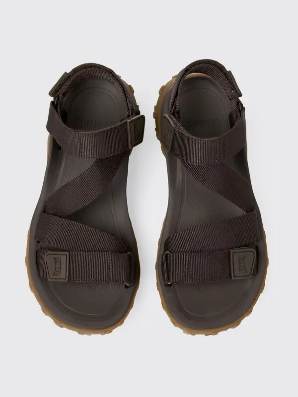 Camper Recycled Fabric Open Toe Sandals With Adjustable Straps