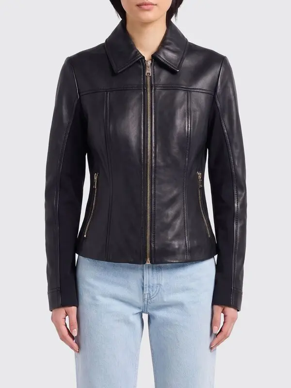 Liu Jo Leather Jacket - Black