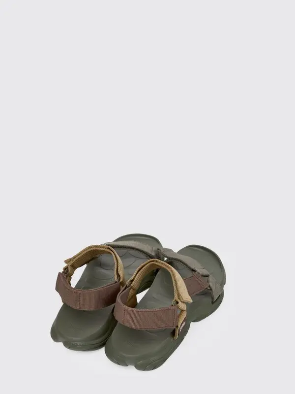 Camper Karst Recycled Fabric Sandals With Abstract Pattern - Multicolor