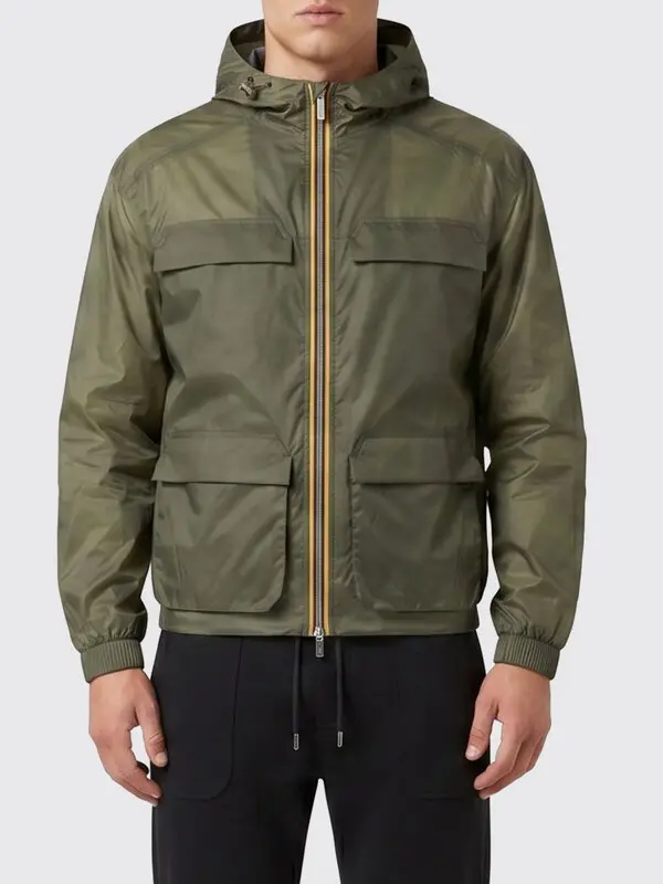 K-WAY Lightweight Hooded Jacket - Lichen