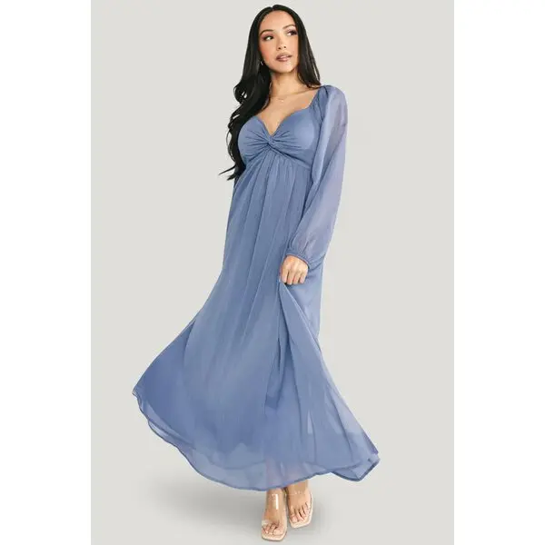 BALTIC BØRN Dione Midi Dress - Blue