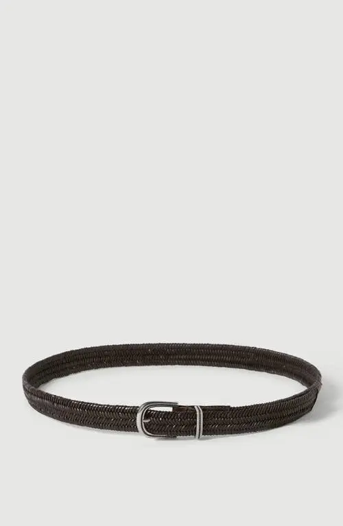 Brunello Cucinelli Braided Leather Belt