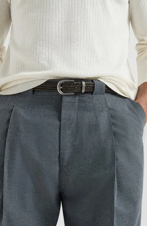 Brunello Cucinelli Braided Leather Belt
