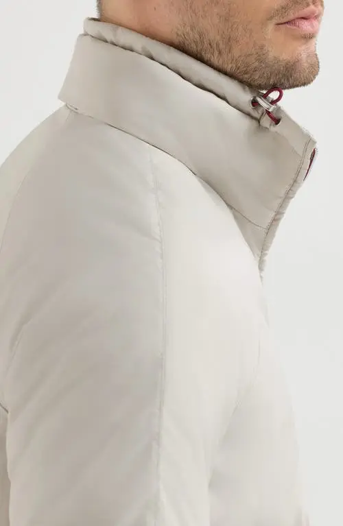Brunello Cucinelli Outerwear Jacket With Packable Hood - Panama