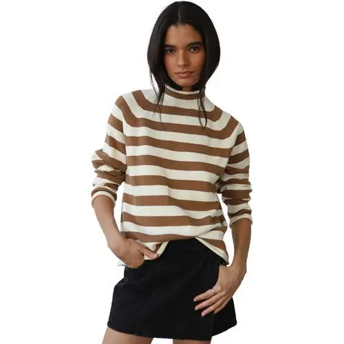 Callahan Mock Neck Long-sleeve Top