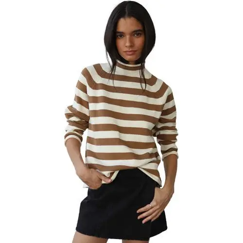 Callahan Mock Neck Long-sleeve Top