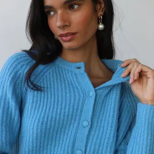 Callahan Cardigan - Capri Blue