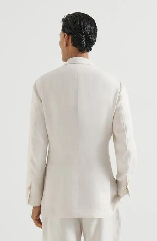Brunello Cucinelli Chevron Unlined Blazer - Shell