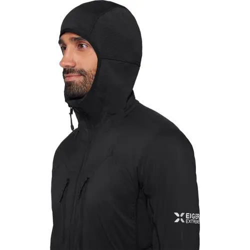 MAMMUT Eiger Nordwand In Flex Air Hybrid Hooded Jacket - Black