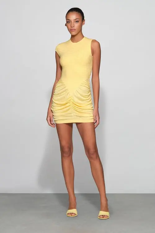 ET OCHS Ingrid Knit Mini Dress - Butter