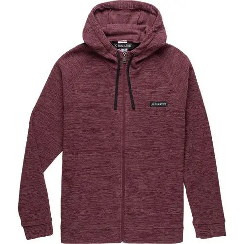 COALATREE Evolution Full-zip Hoodie - Maroon