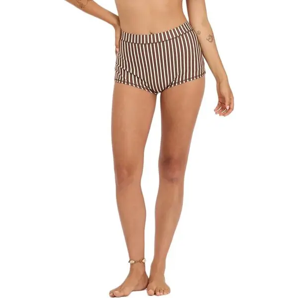 SISSTR REVOLUTION La Playa High Waist Swim Short - Kona