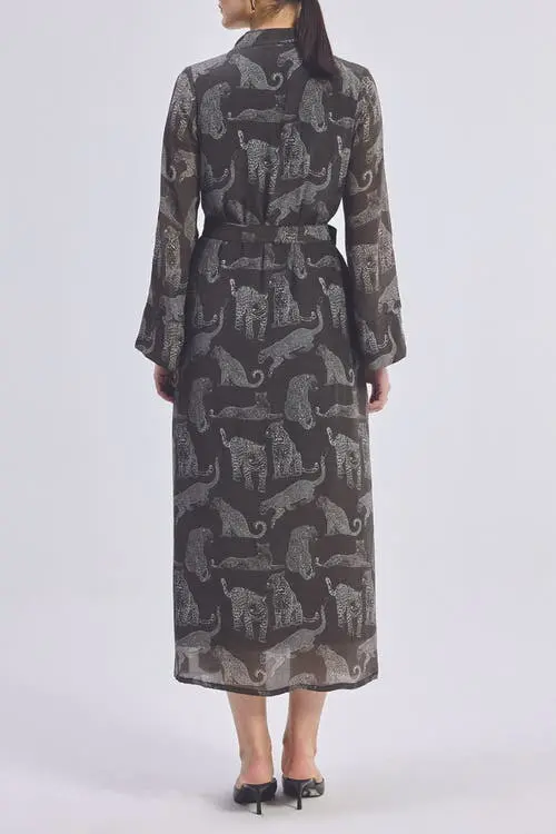 REISTOR Relaxed-fit Printed Shirt Dress