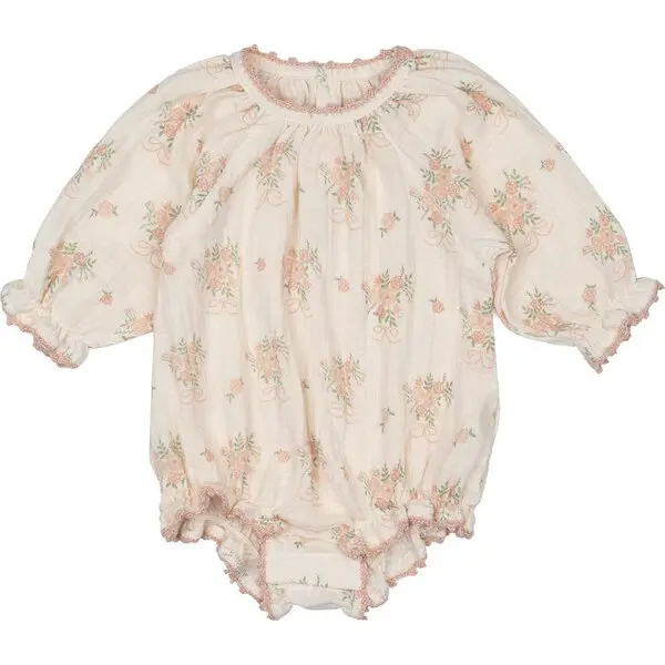 WILD WAWA Gauze Romper - Parfait Pink