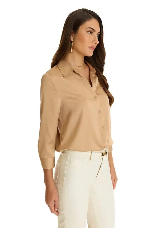 THE NOLI SHOP Sara Silk Blouse